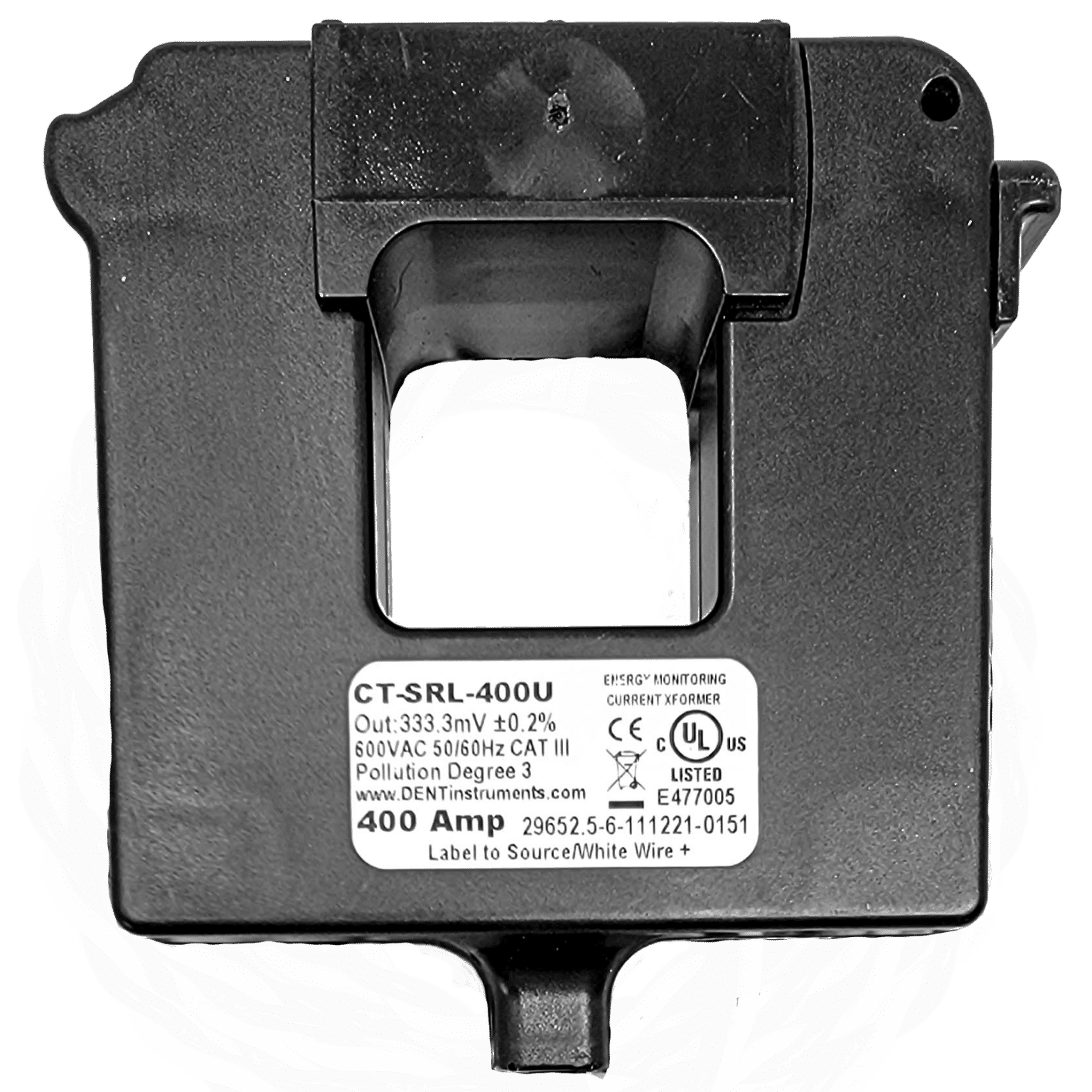 100a 200a 400a Revenue Grade Split Core Rectangular Hinged Current Transformers Dent Instruments