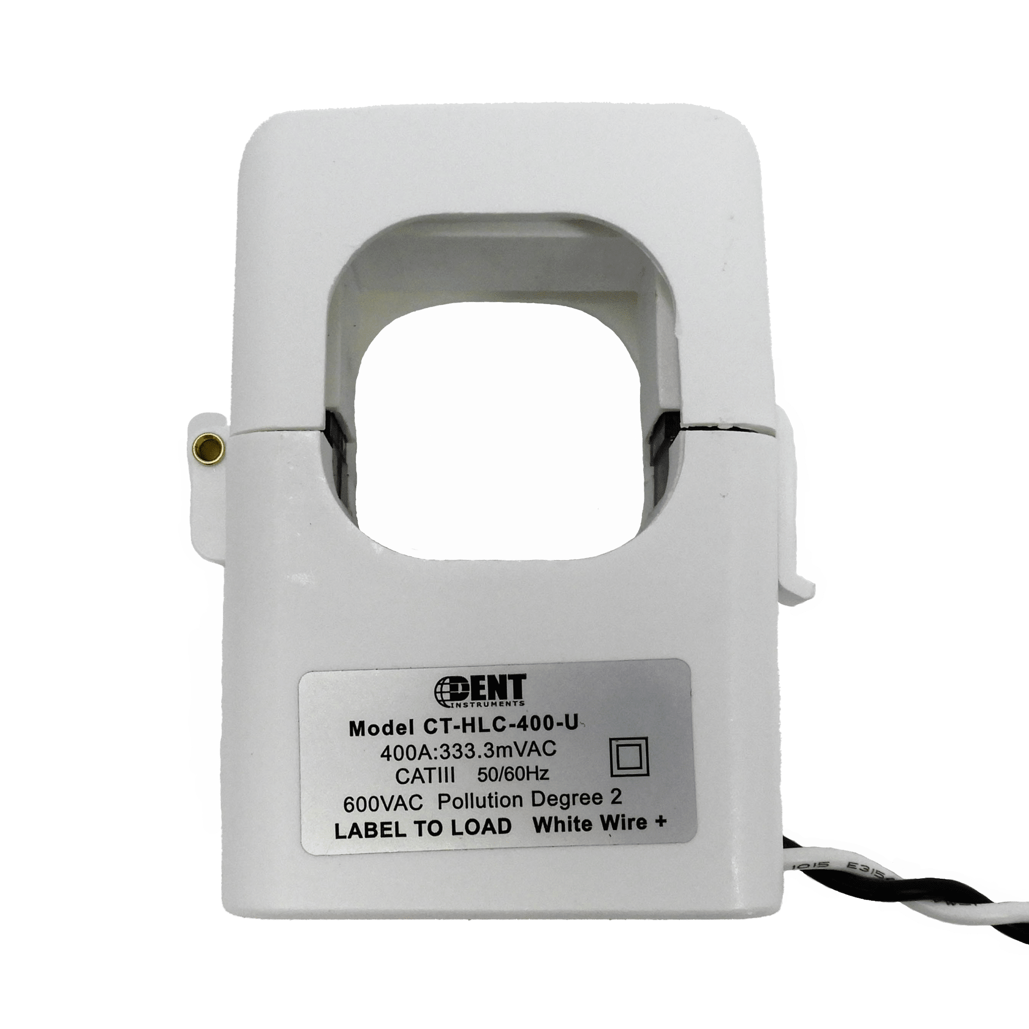 400A Split Core Rectangular Hinged Current Transformer - DENT Instruments