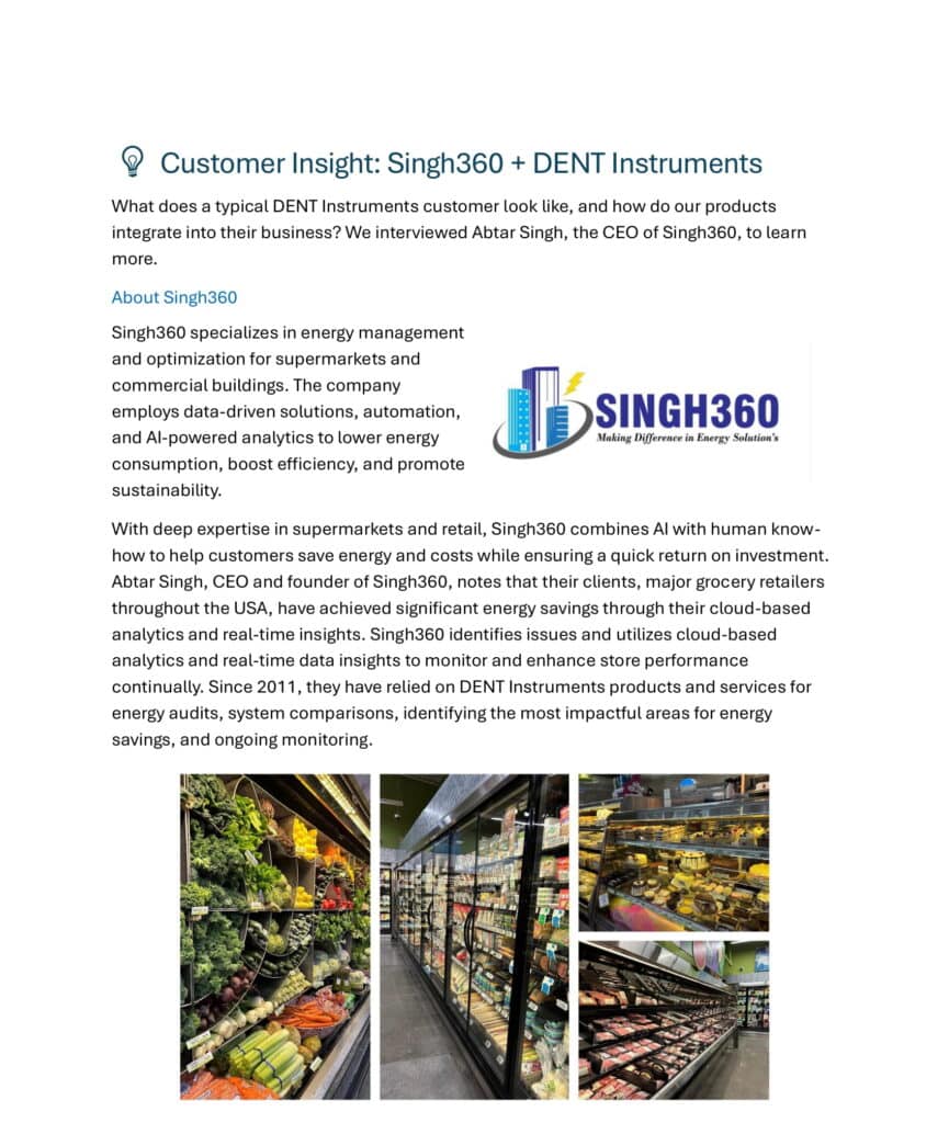 Customer Insight: Singh360 + DENT Instruments - DENT Instruments